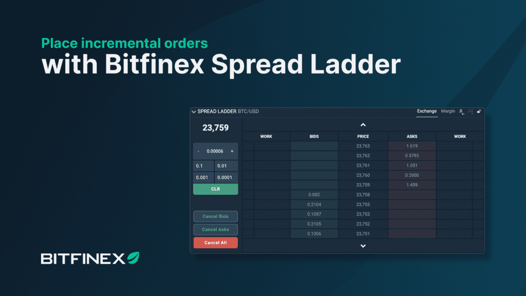 Bitfinex Spread Ladder makes it easy to execute trades - Bitfinex blog