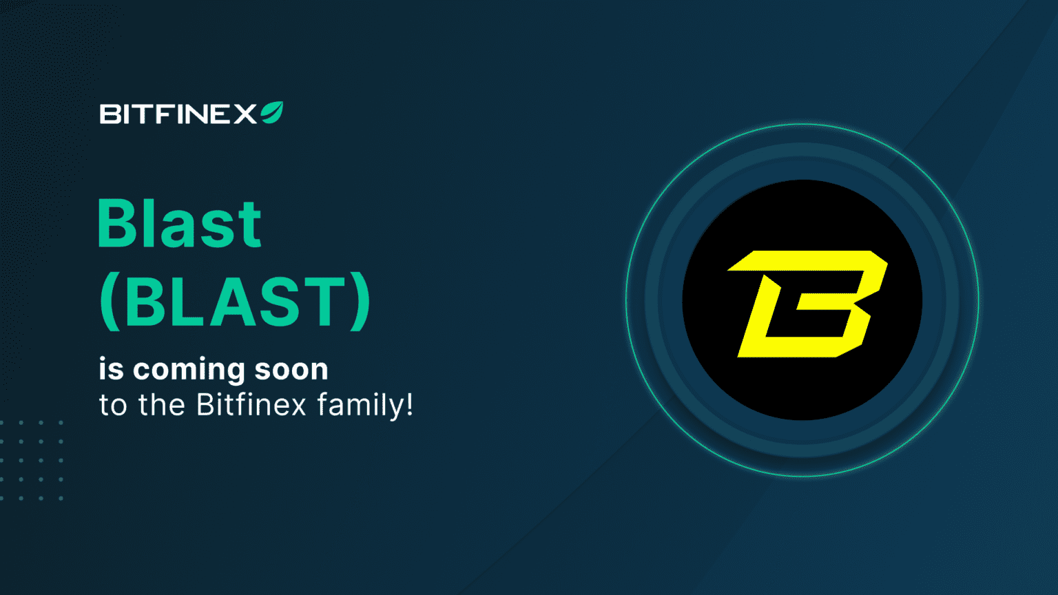 Bitfinex to Be One of First Exchanges to List BLAST, Native Token of Blast L2 - Bitfinex blog
