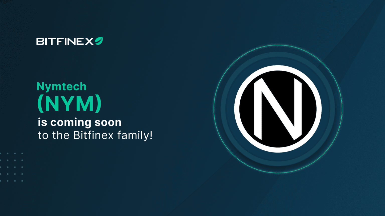 Bitfinex to List NYM Token - Bitfinex blog